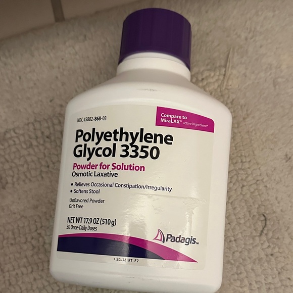 Other | Polyethylene Glycol Generic Miralax 179oz | Poshmark
